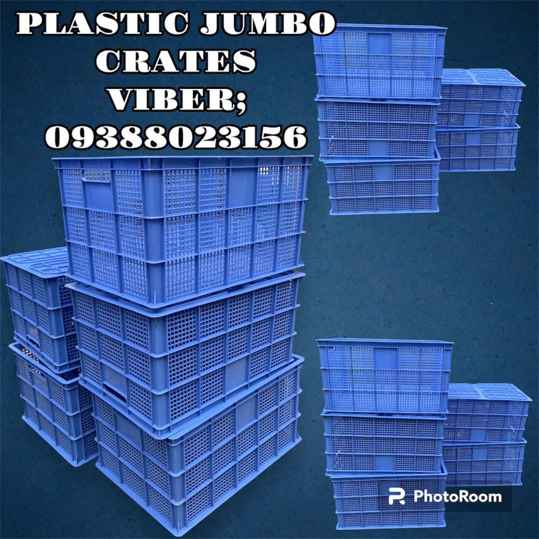 Plastic jumbo crates, Commercial & Industrial, Industrial Equipment on ...