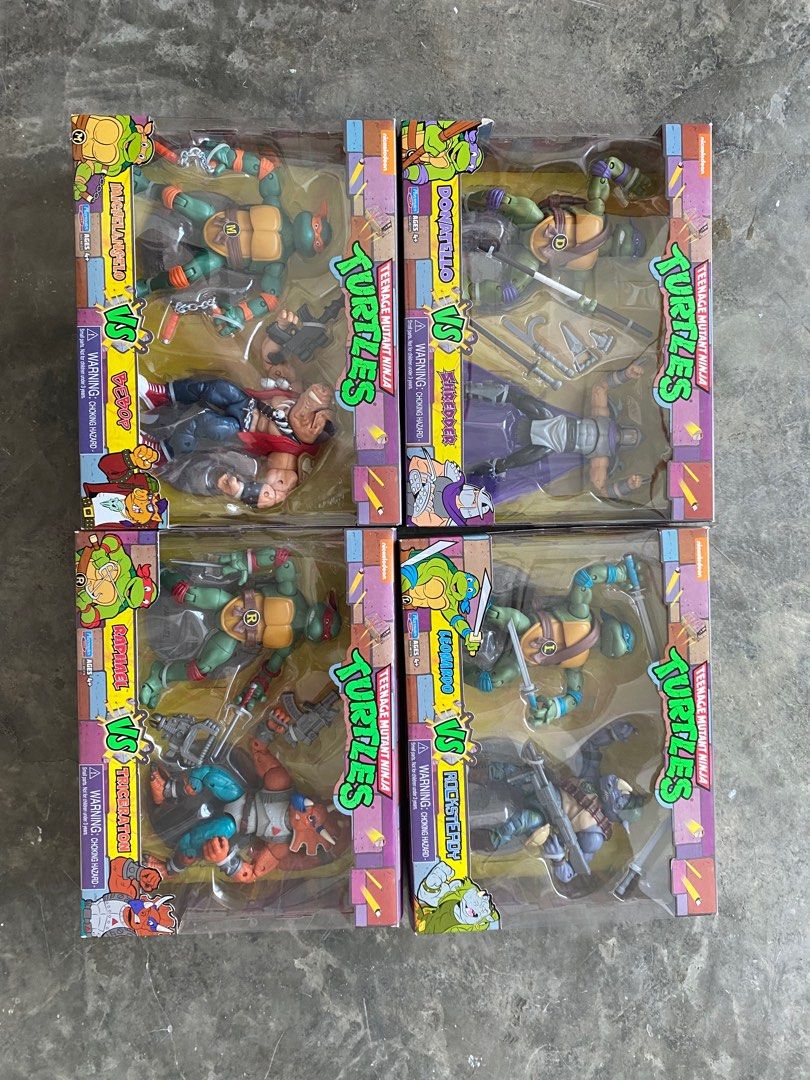 Playmates TMNT Teenage Mutant Ninja Turtles playmates box set marvel ...