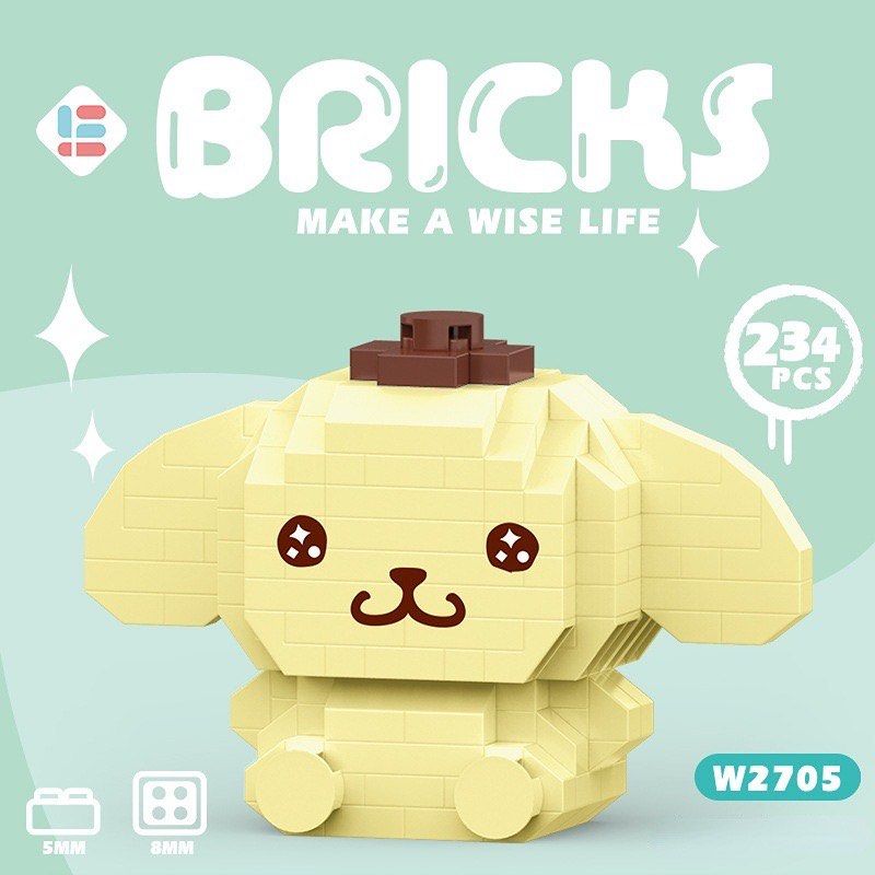 PO Sanrio Lego Figurine, Hobbies & Toys, Memorabilia & Collectibles ...