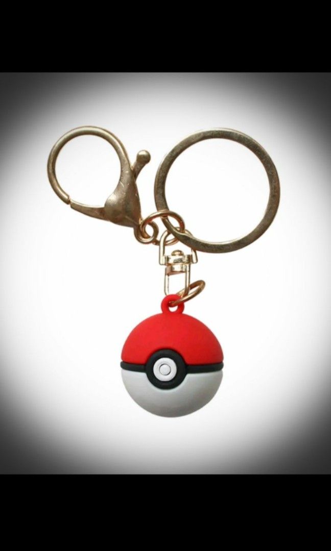 Pokemon Pvc Pokeball Keychain, Everything Else on Carousell