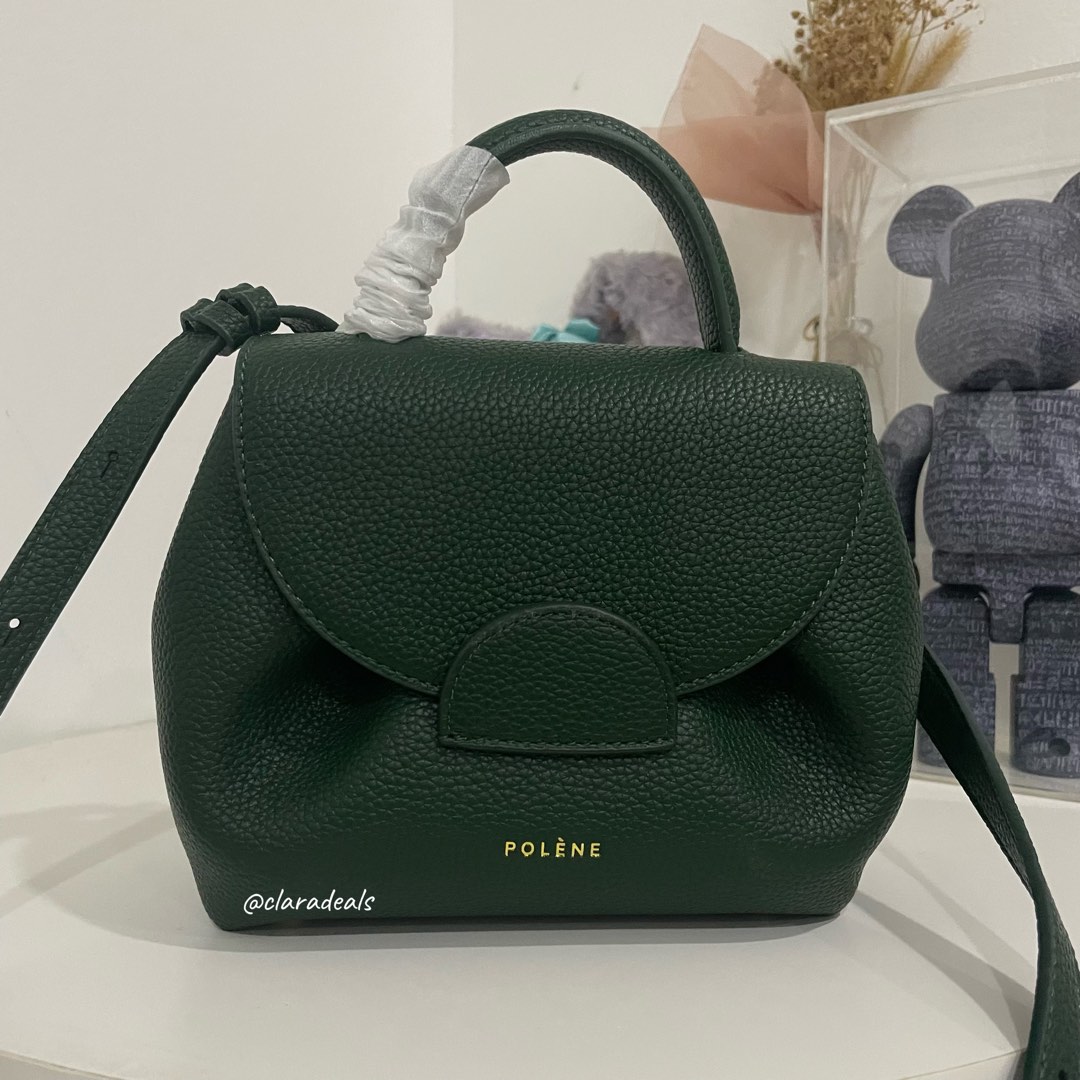 Polene Numero Un Nano Jade Green Small, Women's Fashion, Bags & Wallets ...