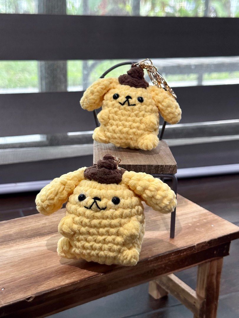 Pompompurin Keychain, Hobbies & Toys, Toys & Games on Carousell