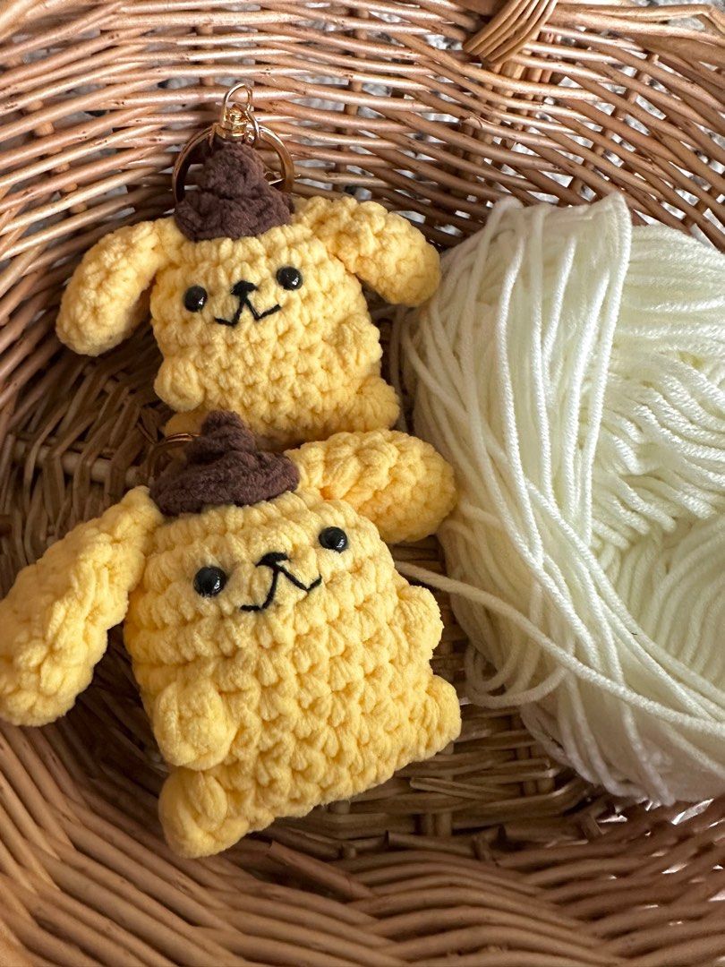 Pompompurin Keychain, Hobbies & Toys, Toys & Games on Carousell