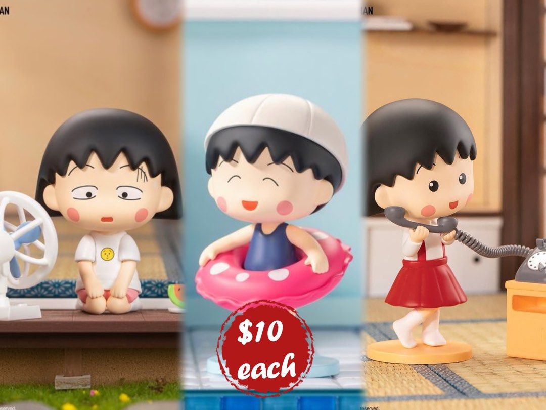 Popmart Chibi Maruko-Chan's Interesting Life, Hobbies & Toys, Toys & Games on Carousell