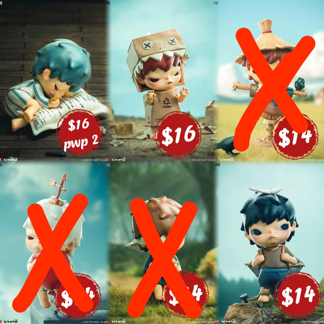 Popmart Hirono Mime, Hobbies & Toys, Toys & Games on Carousell