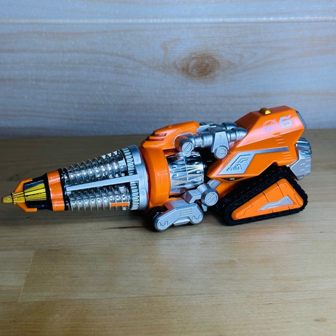 Power Rangers Operation Overdrive Drill Driver Zord DualDrive Megazord ...