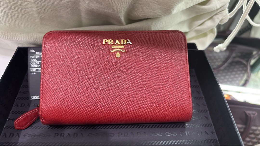 Prada French Wallet with Coin Zip on Carousell