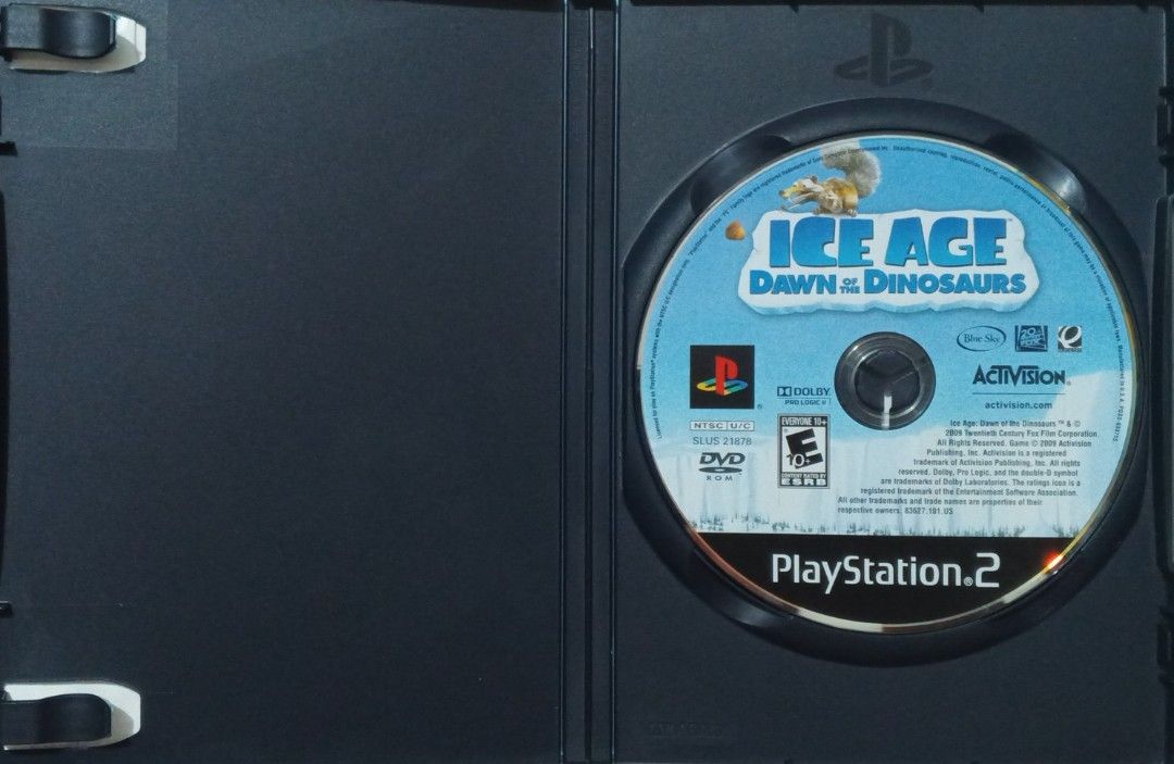 PS2 PlayStation 2 Game Ice Age Dawn of the Dinosaurs NTSC U/C, Video ...
