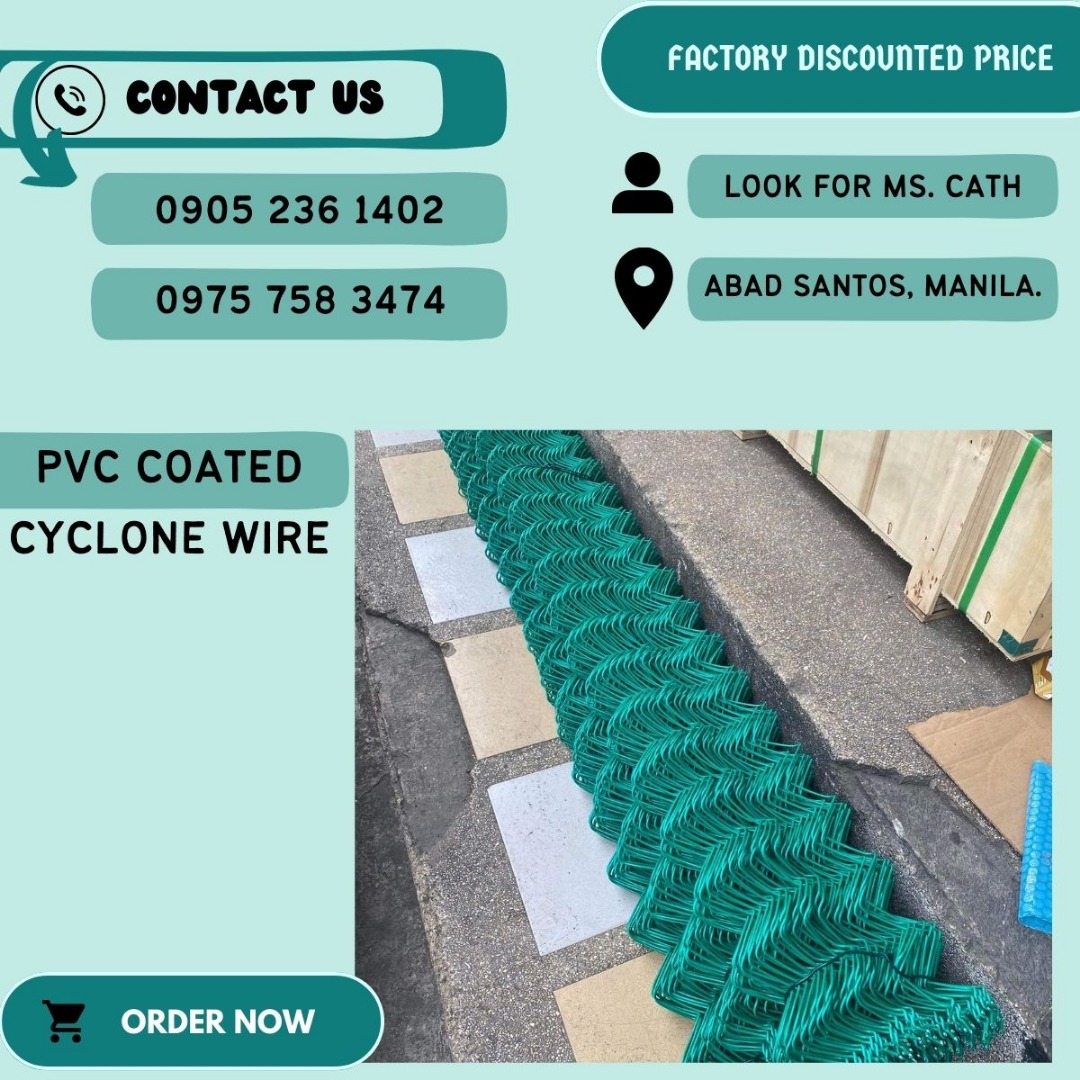 PVC COATED CYCLONE WIRE, Commercial & Industrial, Industrial Equipment ...