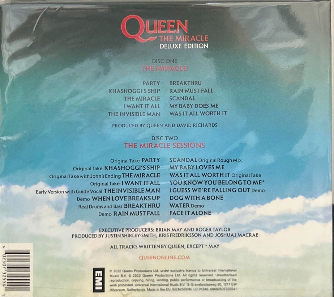 Queen: The Miracle Deluxe 2CD Edition, Hobbies & Toys, Music & Media ...
