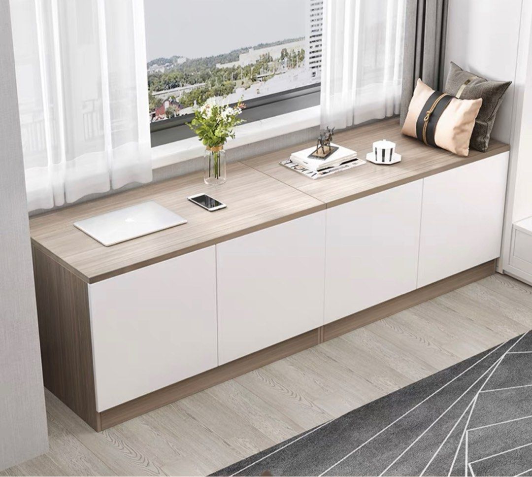 RASIF Bay Window Storage Ottoman, Furniture & Home Living, Furniture ...