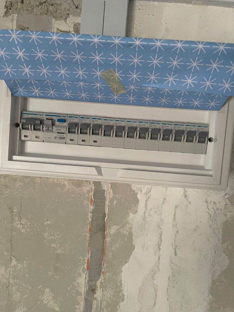 RCCB or ELCB replacement . New DB , licensing electrician , HDB ...