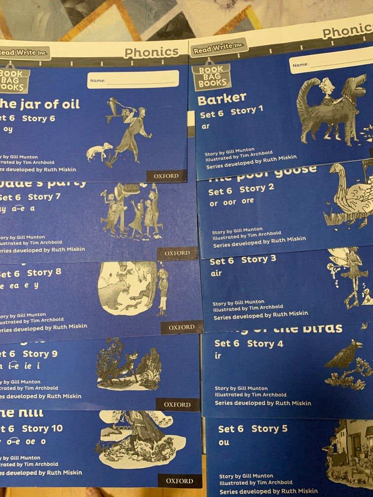 Read Write Inc. Set 6 Story 1-10, 興趣及遊戲, 書本 & 文具, 教科書 - Carousell