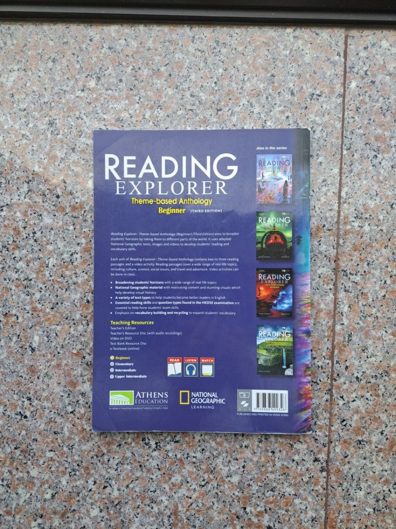 Reading Explorer Theme-based Anthology Beginner Third edition, 興趣及遊戲, 書本 & 文具, 教科書 - Carousell