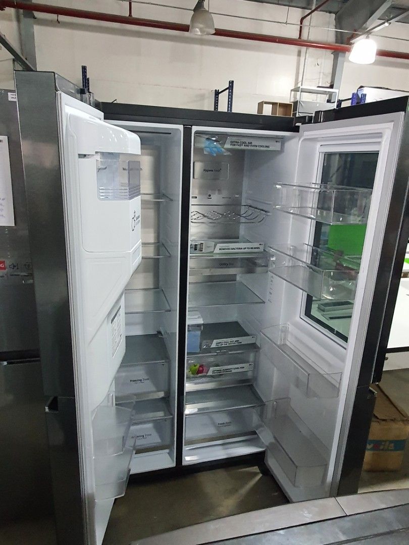 ref 2 door side by side knock knock door 23.8cu.ft, TV & Home ...