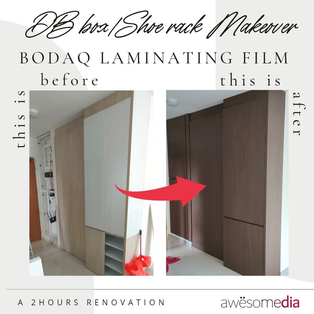 Revamp Relamination Rewrap Recondition Wrap existing room door ...