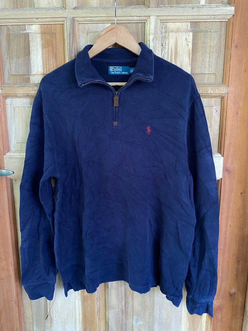 rl half zip, Men's Fashion, Coats, Jackets and Outerwear on Carousell