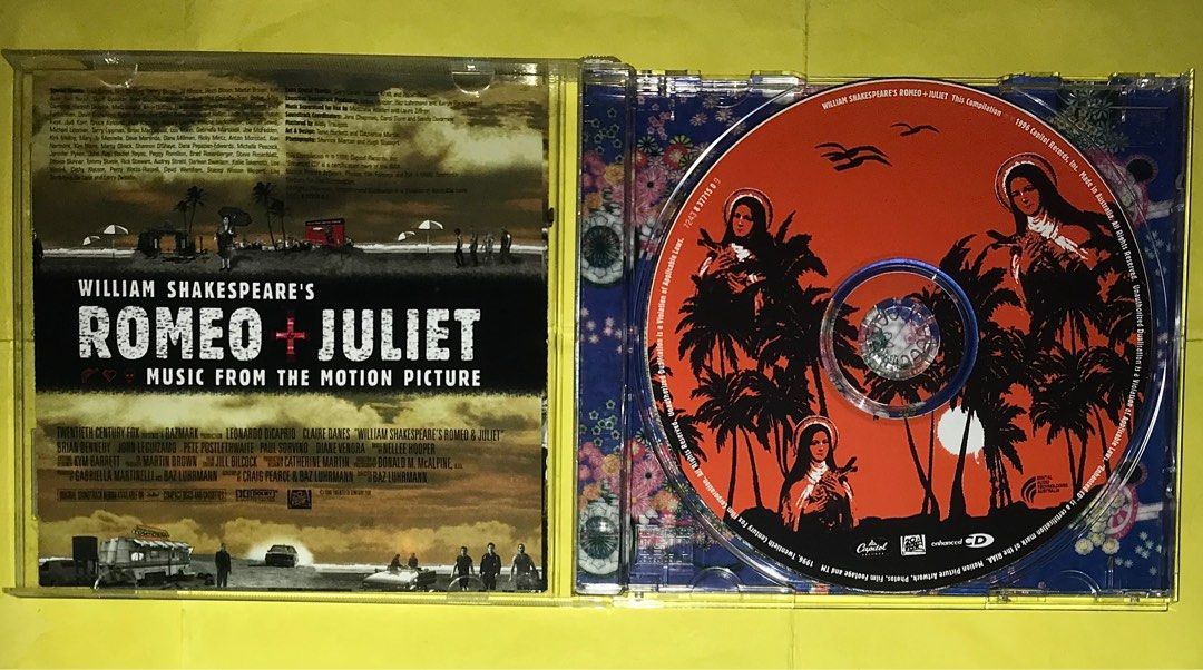 ROMEO + JULIET MOVIE SOUNDTRACK CD, Hobbies & Toys, Music & Media, CDs ...