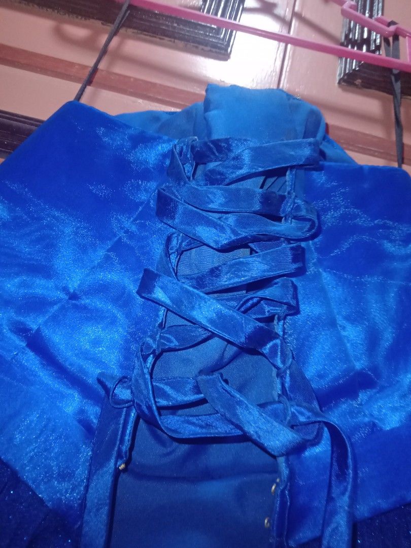 Royal Blue Debut Dress on Carousell