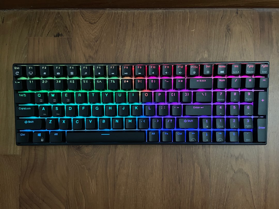 [Like New!] Royal Kludge RK98 Wireless Mechanical Keyboard, Computers ...