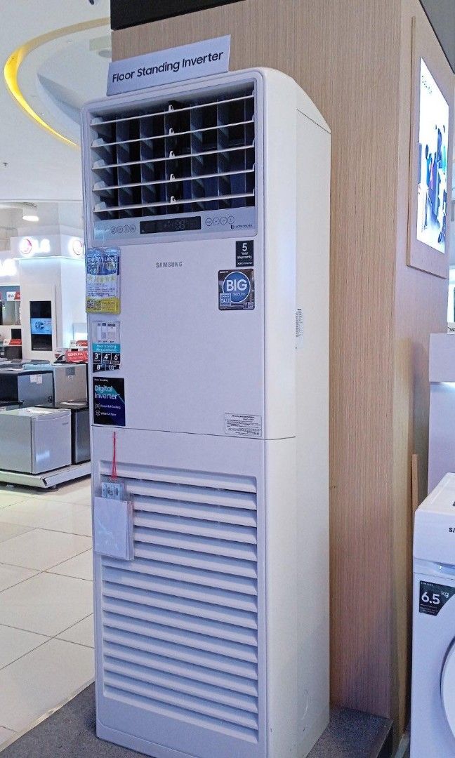 SAMSUNG FLOOR MOUNTED INVERTER AIRCON, TV & Home Appliances, Air ...