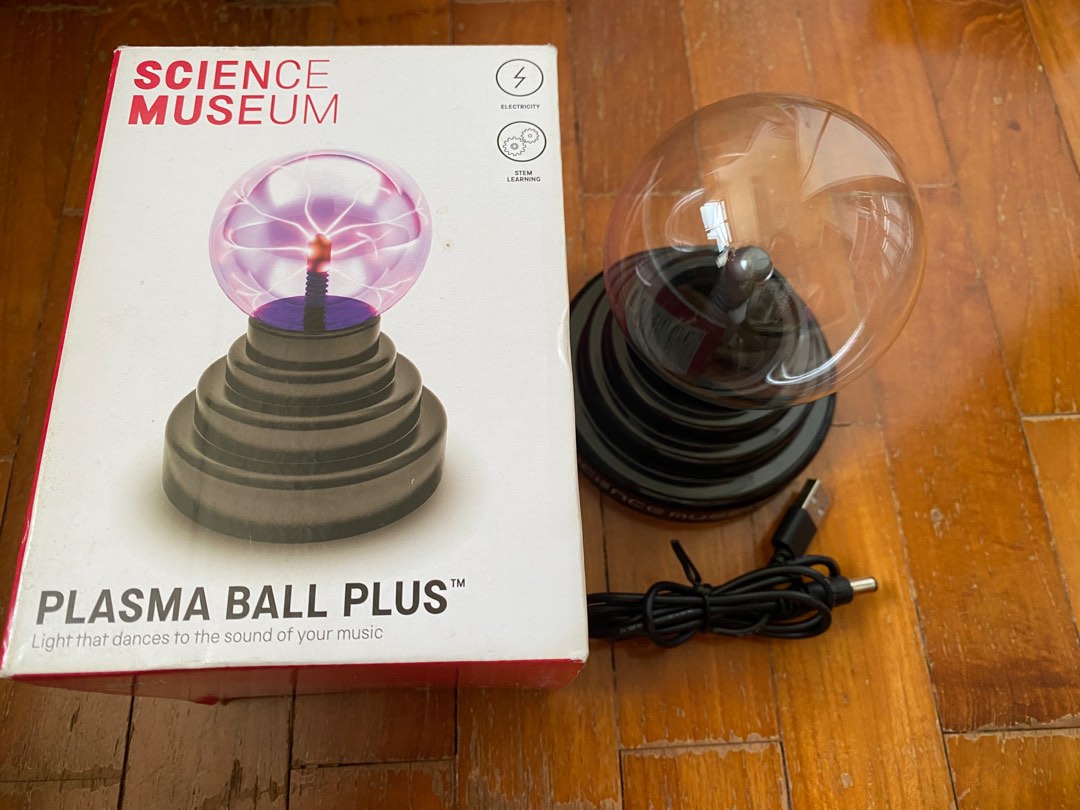 Science museum plasma ball plus, Furniture & Home Living, Home Decor ...
