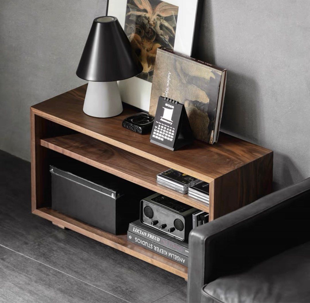 SERE Modern Oak Wood Side Table, Furniture & Home Living, Furniture ...
