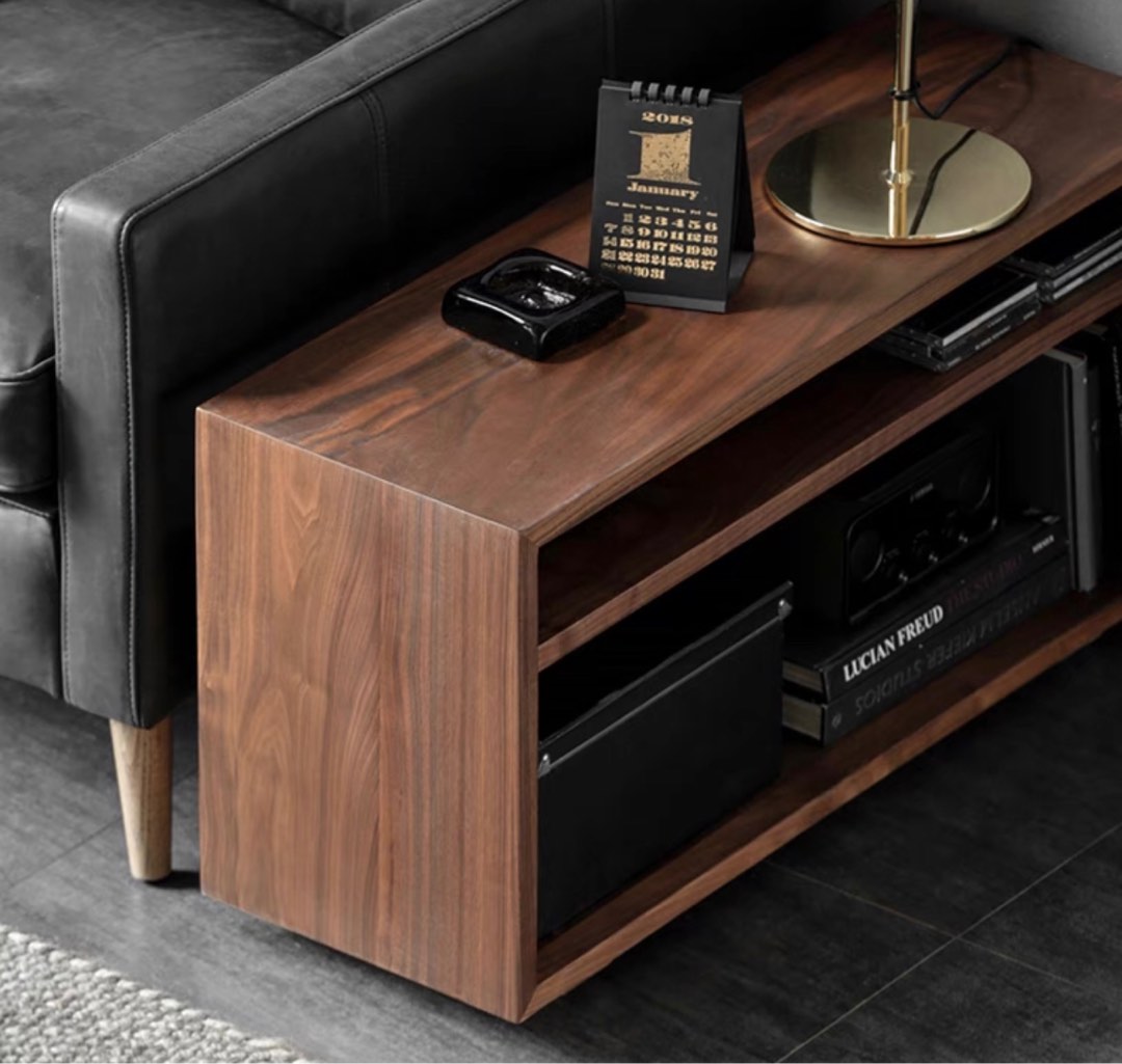 SERE Modern Oak Wood Side Table, Furniture & Home Living, Furniture ...