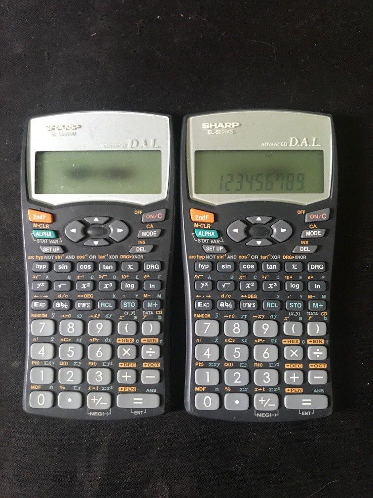 SHARP Scientific Calculator (EL-509WM), Hobbies & Toys, Stationery & Craft, Stationery & School ...