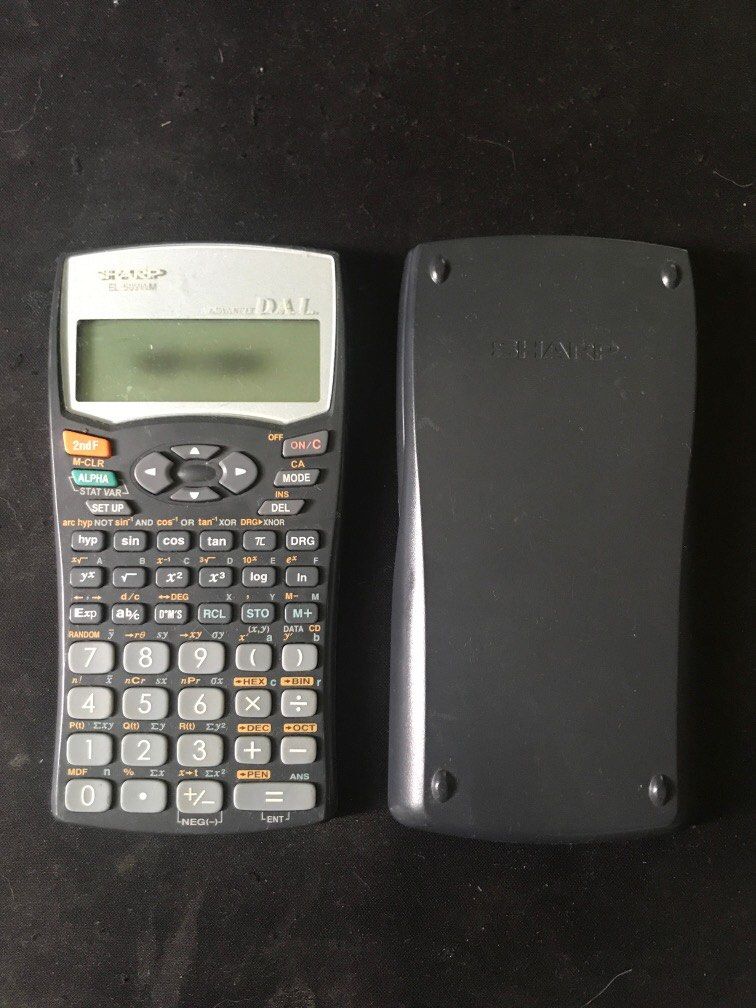 SHARP Scientific Calculator (EL-509WM), Hobbies & Toys, Stationery ...