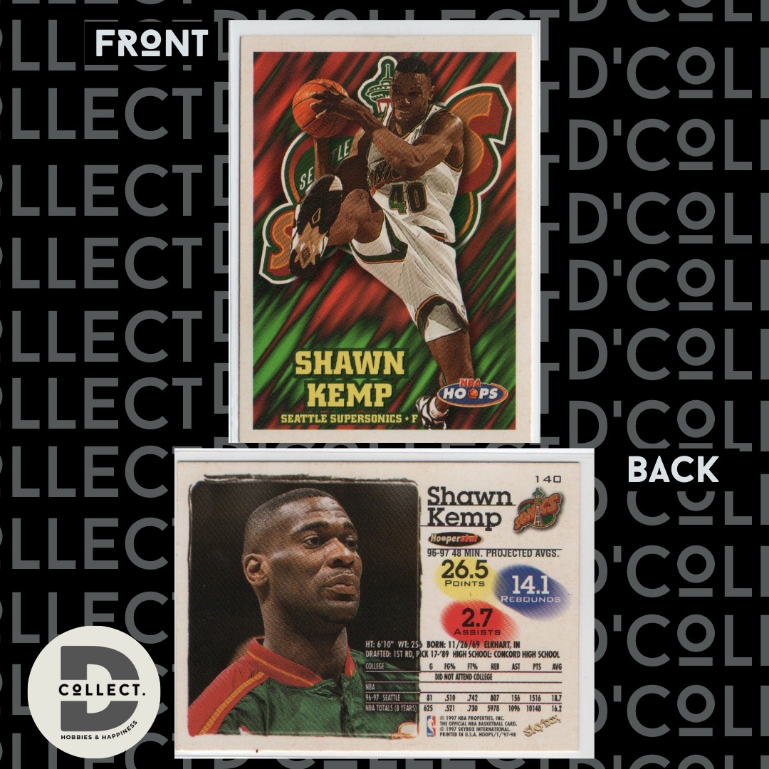 Shawn Kemp - NBA Hoops '97-98, Hobbies & Toys, Memorabilia ...