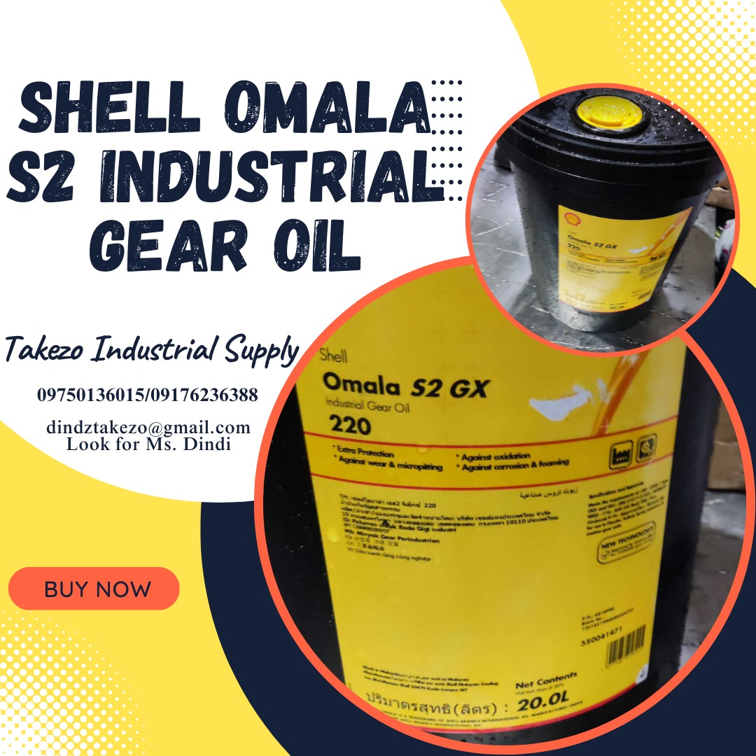 Shell Omala S2 Industrial gear oil, Commercial & Industrial, Industrial ...