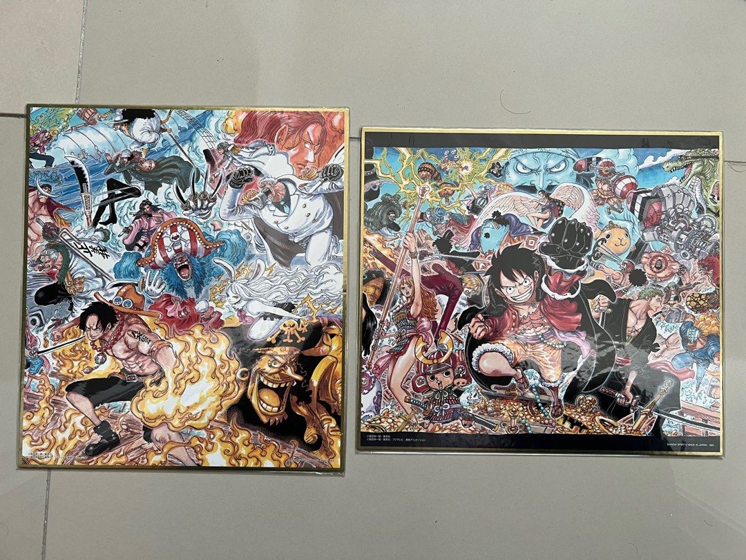 Shikishi One Piece, Hobbies & Toys, Collectibles & Memorabilia, Fan ...
