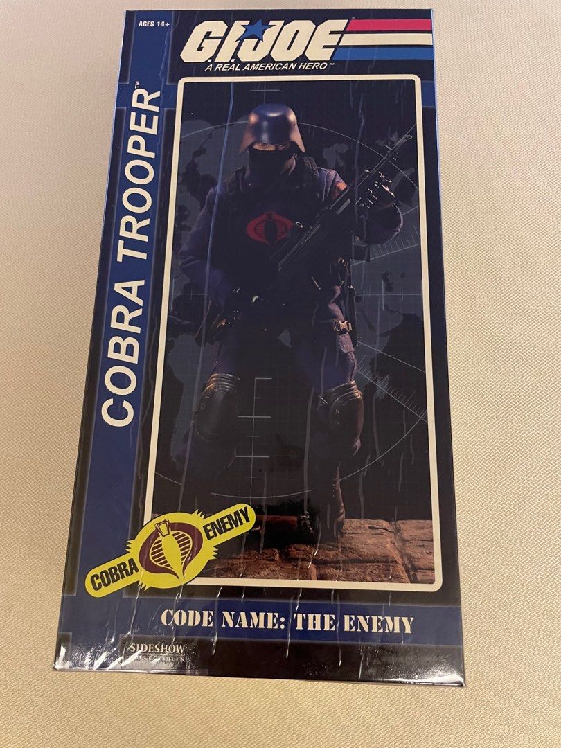 Sideshow 1/6 G.I.Joe Villains (set of 4) Cobra Commender, Cobra Trooper ...