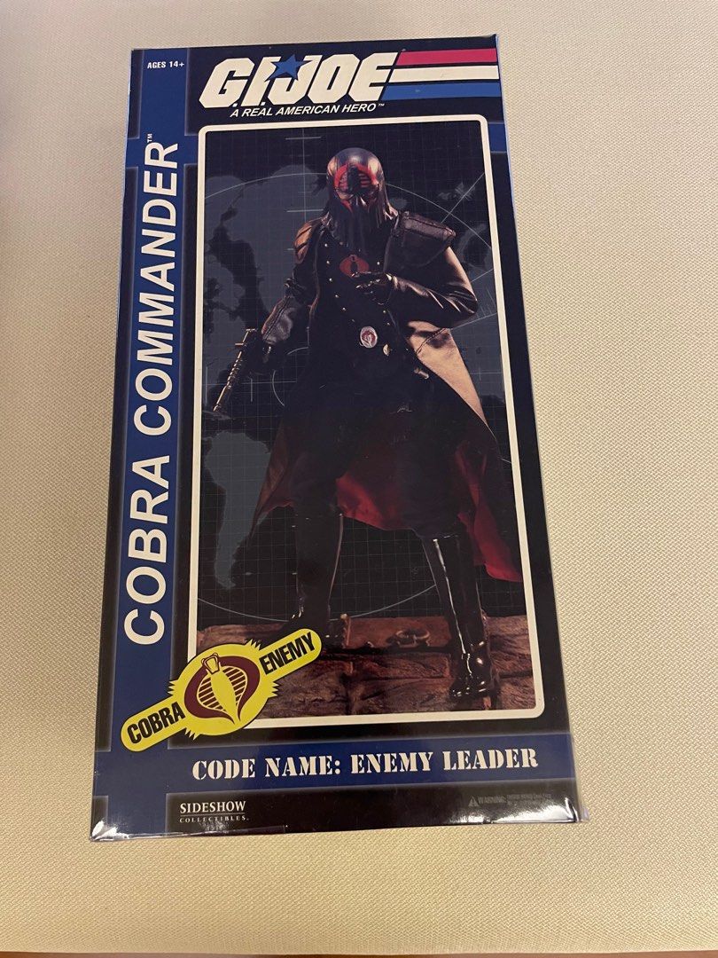 Sideshow 1/6 G.I.Joe Villains (set of 4) Cobra Commender, Cobra Trooper ...