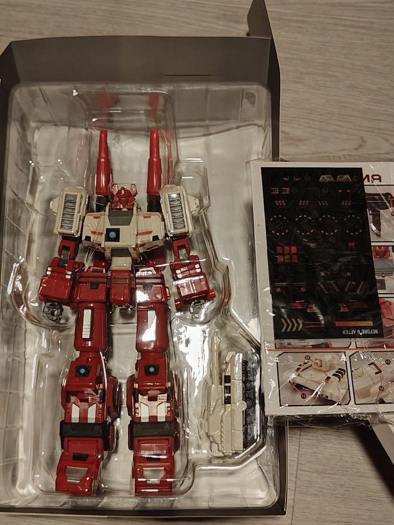 Six sigma Japanese red arms version (before & after) transformers bulky ...