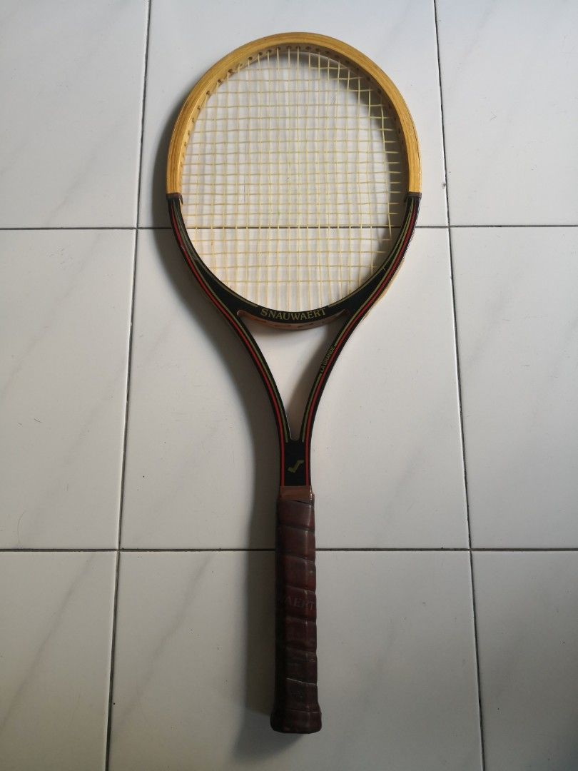 Snauwaert La Grande Wood Graphite tennis racket, Sports Equipment ...