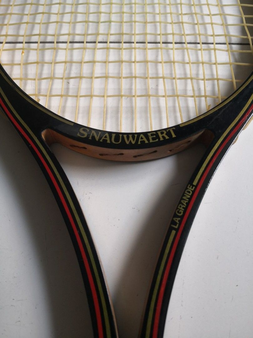 Snauwaert La Grande Wood Graphite tennis racket, Sports Equipment ...