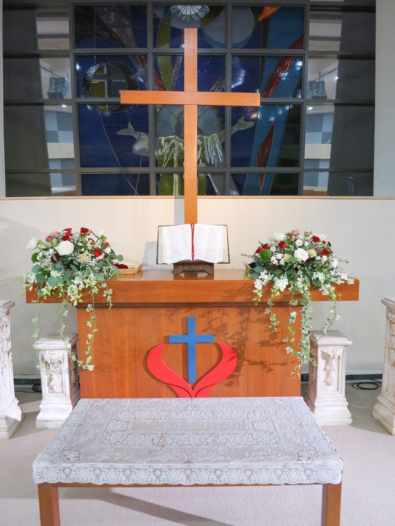 Solemnization Set Up | Church Wedding Solemnization | Wedding set up ...