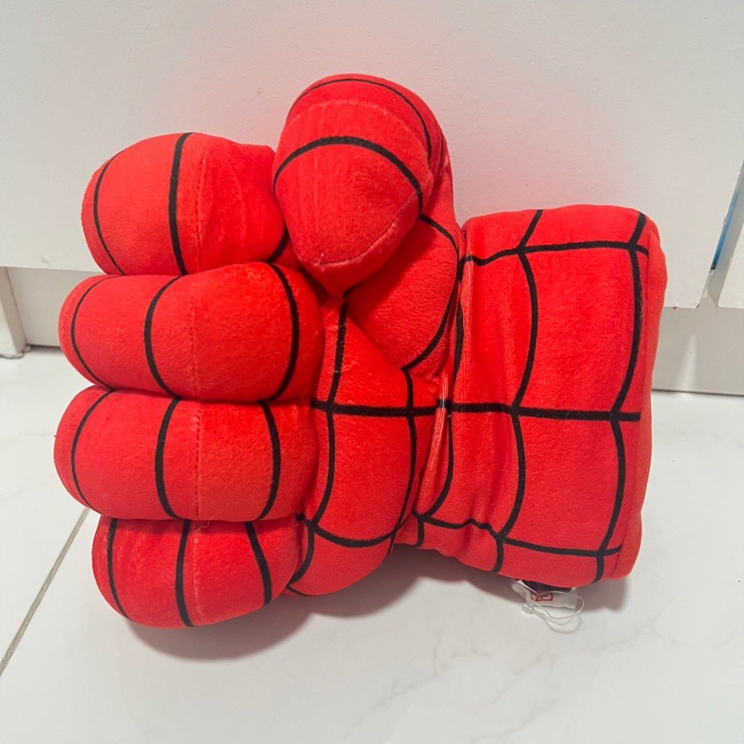Spidey spiderman giant punch arm plushie, Hobbies & Toys, Toys & Games ...
