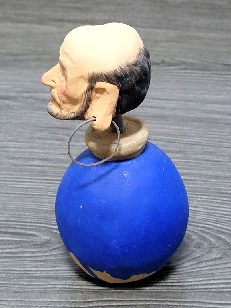 Springy Head Elderly Man Clay Display, Furniture & Home Living, Home ...