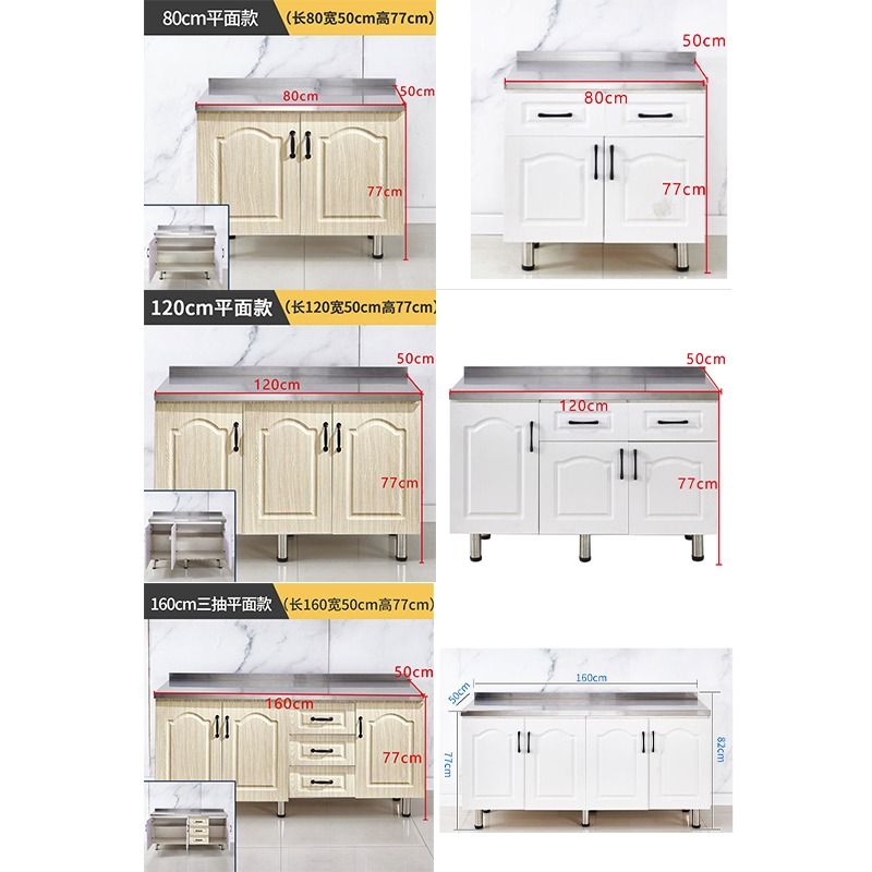 Stainless steel kitchen cabinet side cabinets water and moisture ...