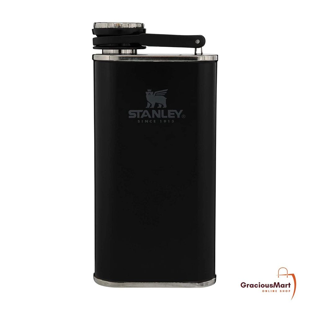 Stanley Classic Flask 8oz with Never-Lose Cap, Wide Mouth Stainless ...