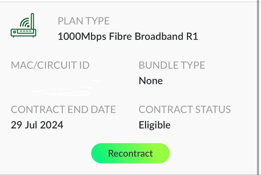 StarHub Fibre Broadband 1Gbps - Ownership Transfer, Computers & Tech ...