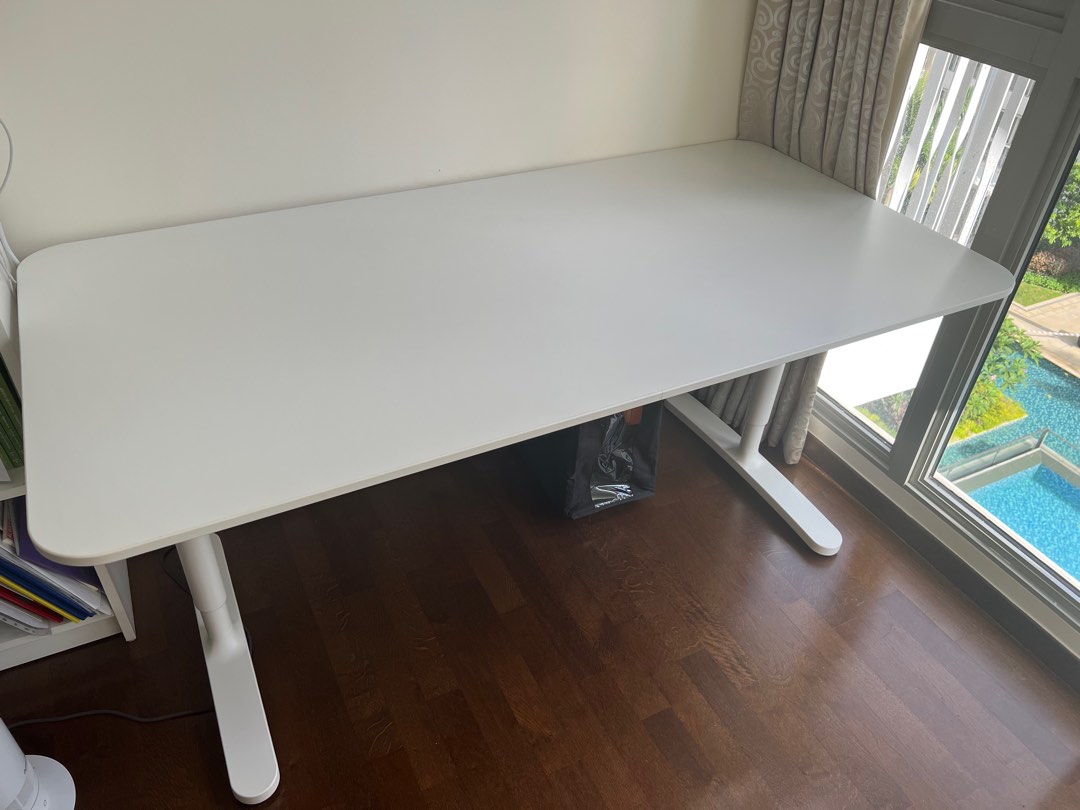 IKEA Study Desk 160cm*80cm, Furniture & Home Living, Furniture, Tables ...