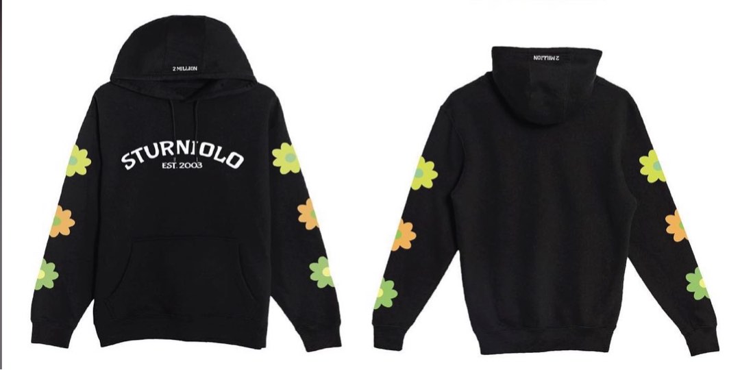 STURNIOLO TRIPLETS (sturniolo clothing) Flower Hoodie, Men's Fashion ...