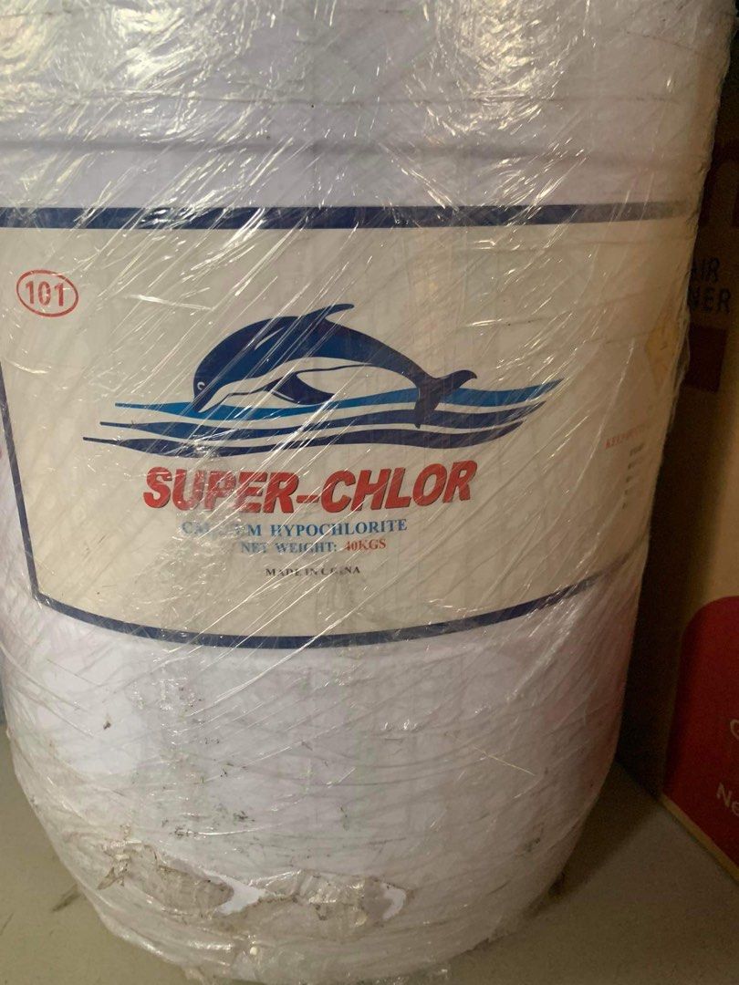 Super - Chlor (Calcium Hypochlorite) 40KG Good for: -Disinfection ...