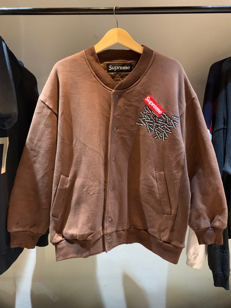 Supreme Varsity Jacket Streetwear hoodie supreme , balenciaga, dior, LV ...