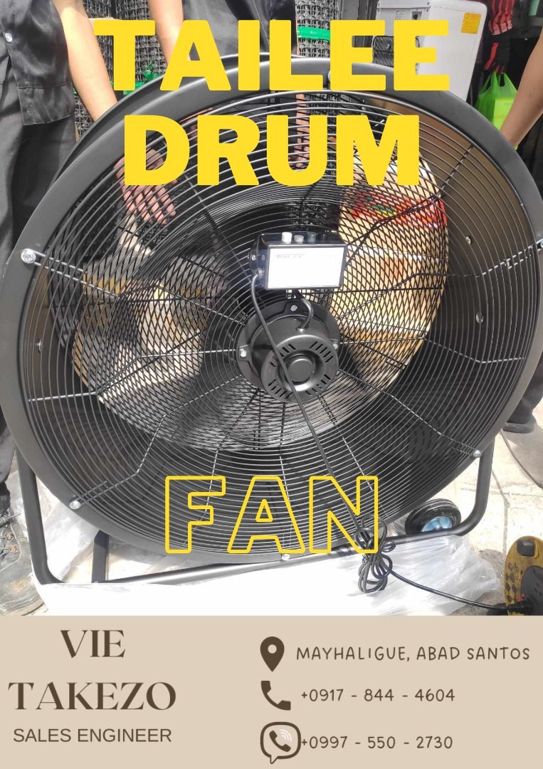 TAILEE DRUM FAN on Carousell