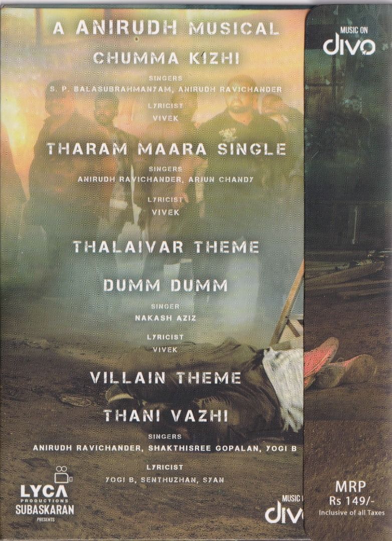 Tamil CD - Eeswaran / Maraa / Darbar / Karnan, Hobbies & Toys, Music ...